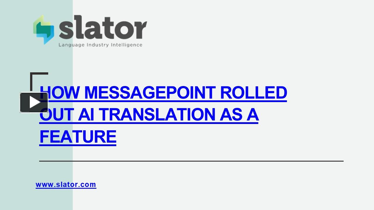 PPT – Transforming Customer Communications with Messagepoint's AI ...