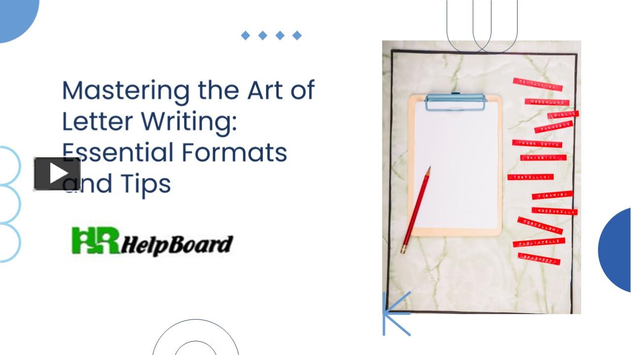 PPT – What is Letter Writing? , Types of Letter Writing PowerPoint ...