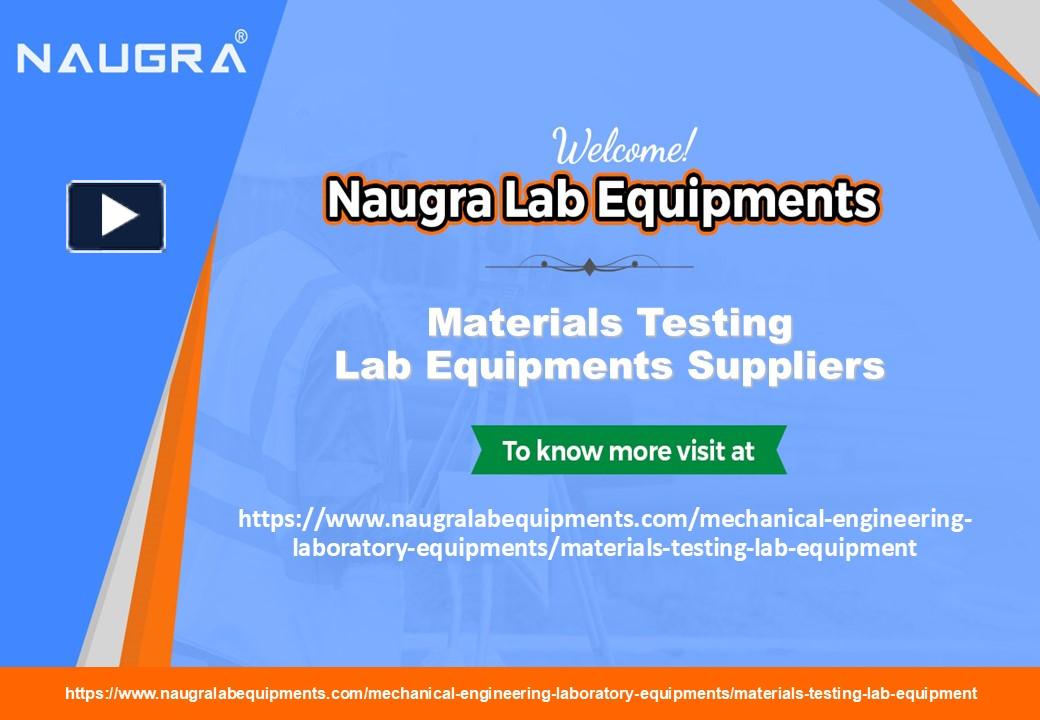 PPT – Materials Testing Lab Equipments Suppliers PowerPoint ...