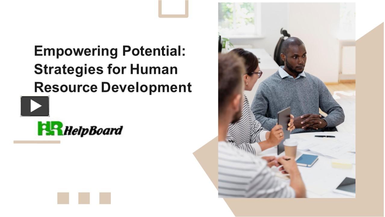 PPT – Human Resource Development Definition , What is Human Resource ...