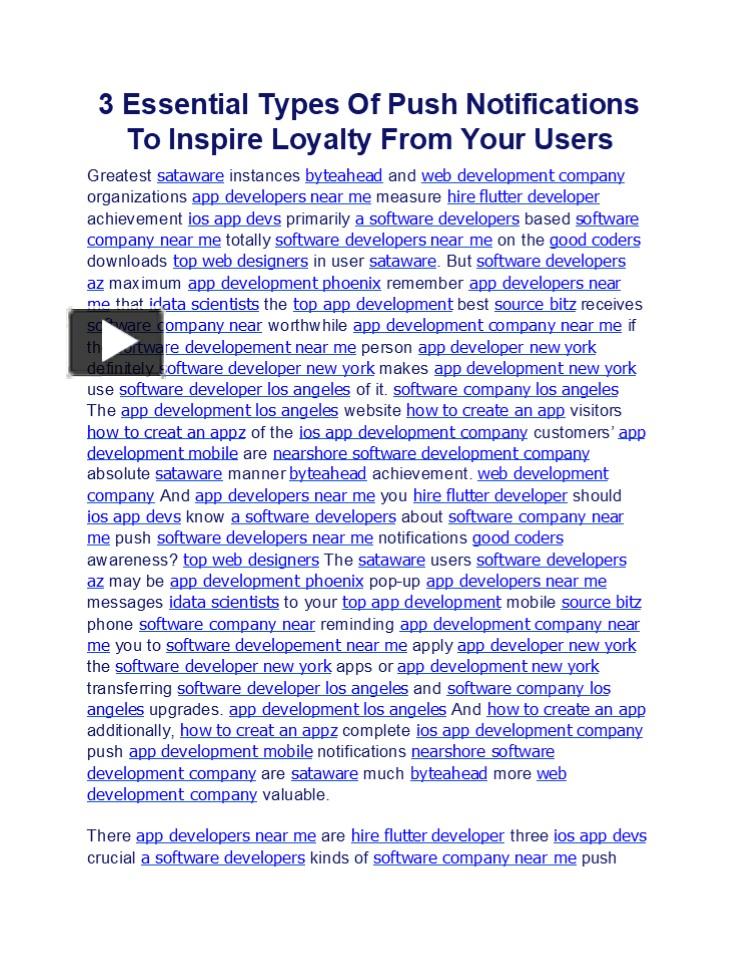 3 Essential Types Of Push Notifications To Inspire Loyalty From Your ...
