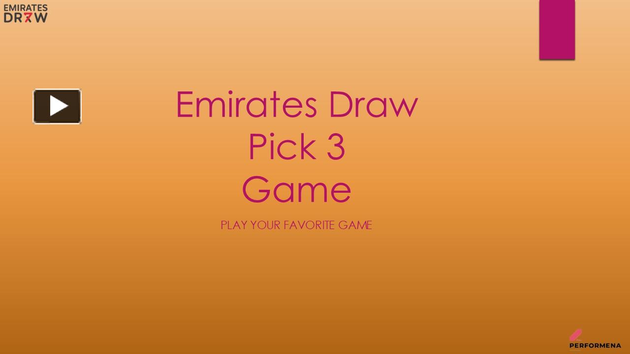 PPT – Emirates Draw PDF28 PowerPoint presentation | free to download ...