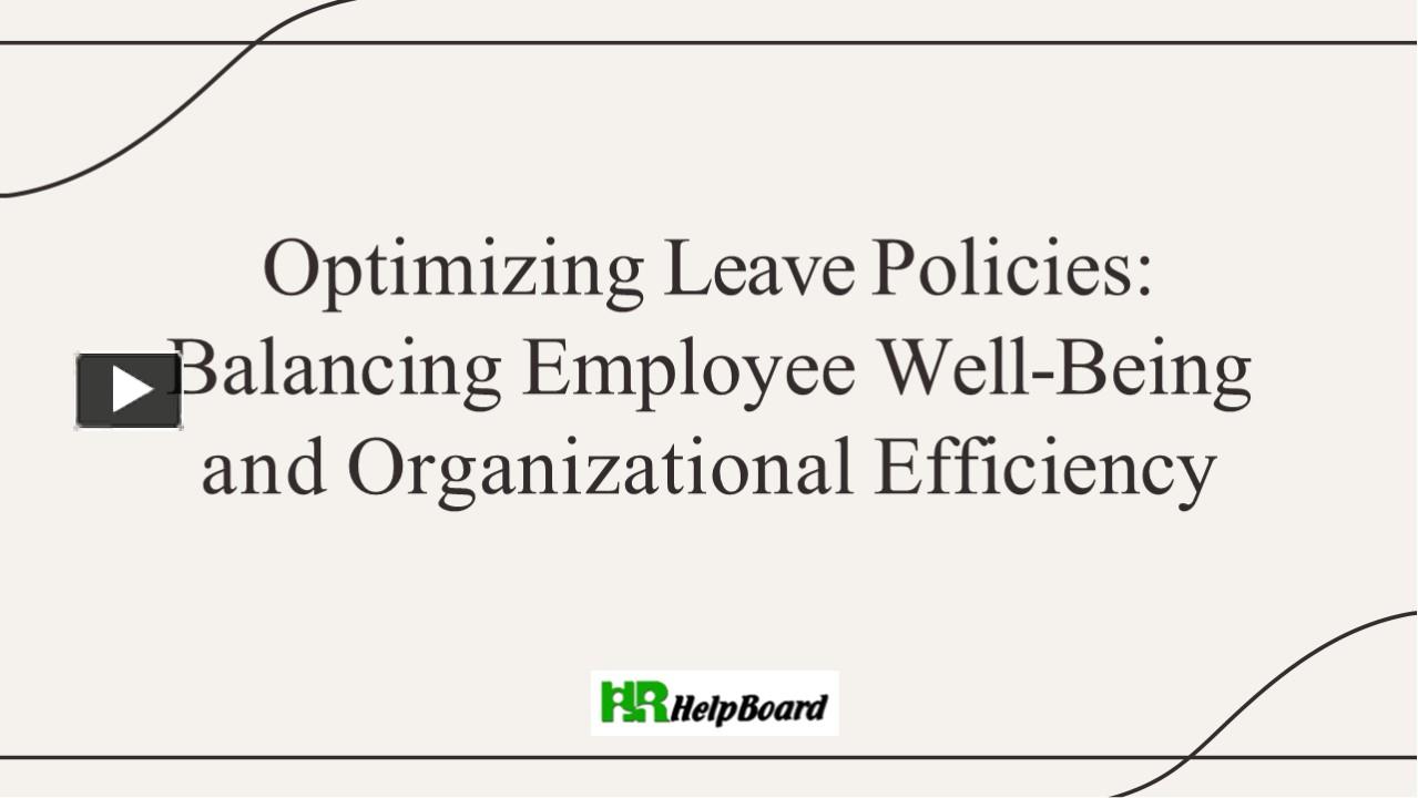 PPT – HR Leave Policy PowerPoint presentation | free to download - id ...