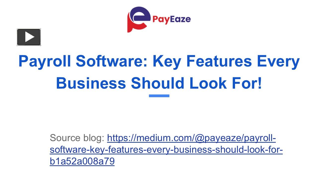 PPT – Top Payroll Software Features for Efficient Payroll Management ...