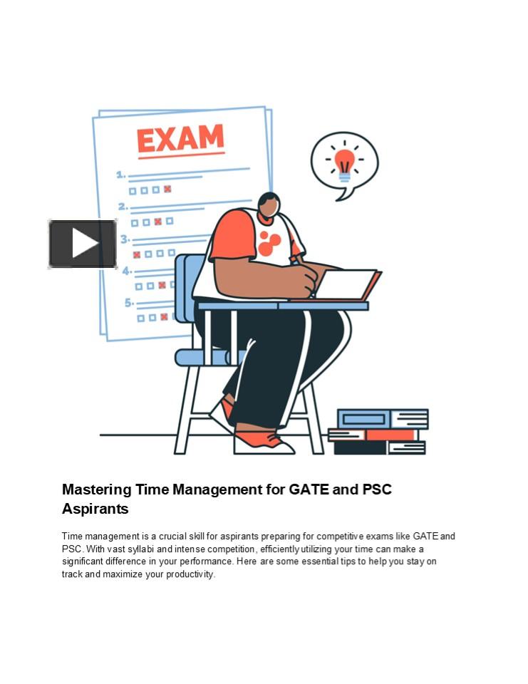 PPT – Mastering Time Management for GATE and PSC Aspirants PowerPoint ...