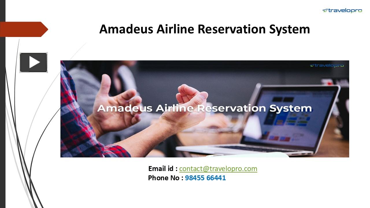 PPT – Amadeus Airline Reservation System PowerPoint presentation | free ...