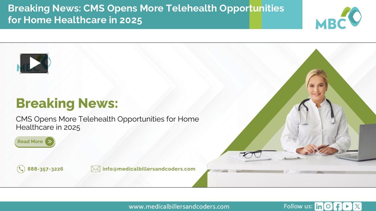 Breaking News: CMS Expands Telehealth for Home Healthcare in 2025 ...