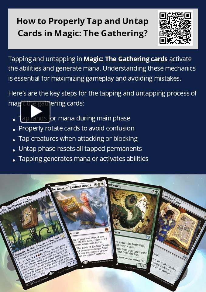 PPT – How to Properly Tap and Untap Cards in Magic: The Gathering ...