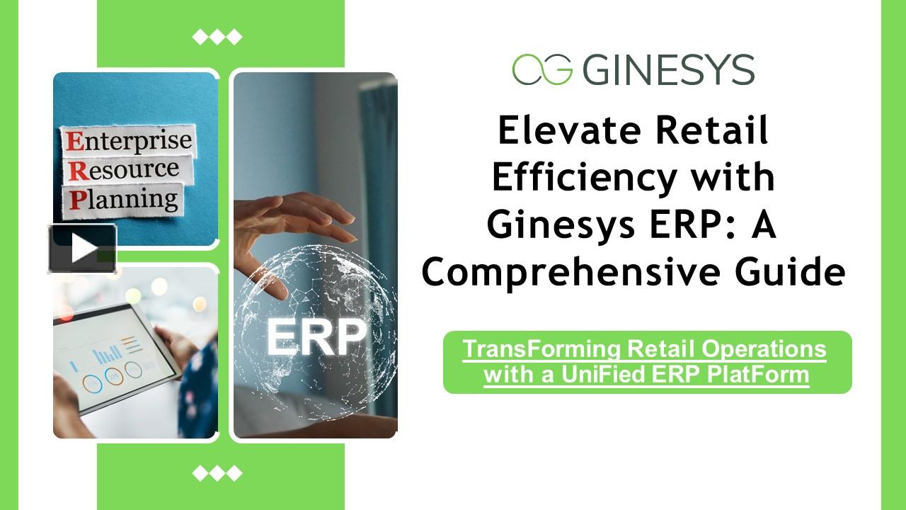 PPT – Ginesys ERP: A Comprehensive Guide PowerPoint presentation | free ...