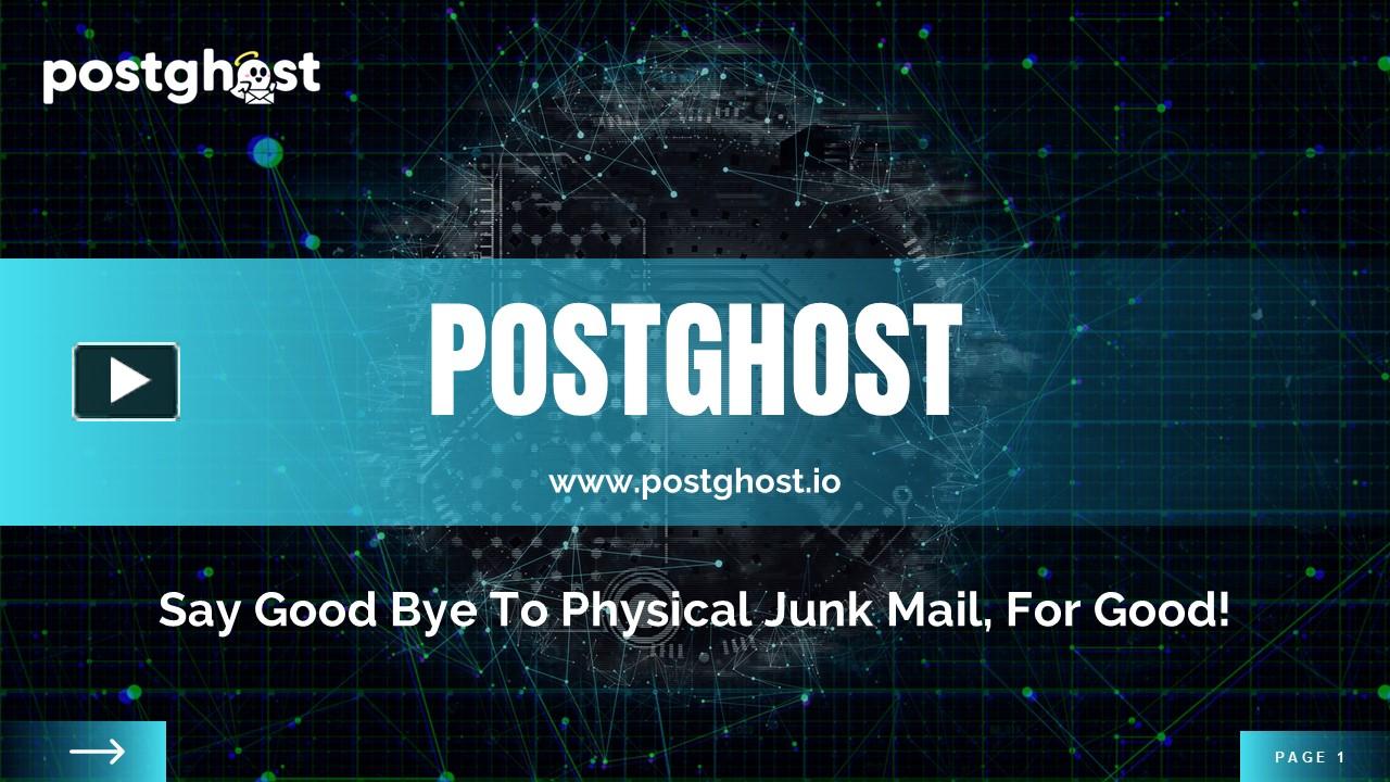 PPT – Say Good Bye To Physical Junk Mail, For Good! (1) PowerPoint ...