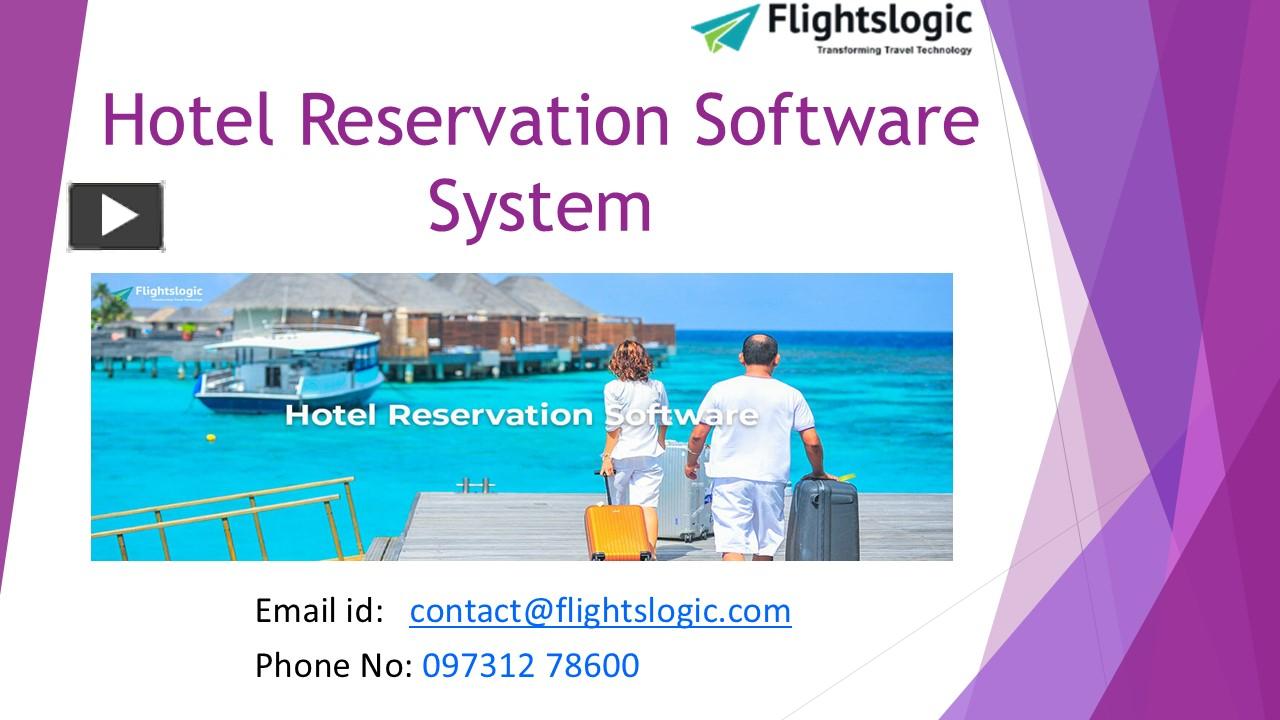 PPT – Hotel Reservation Software System PowerPoint presentation | free ...