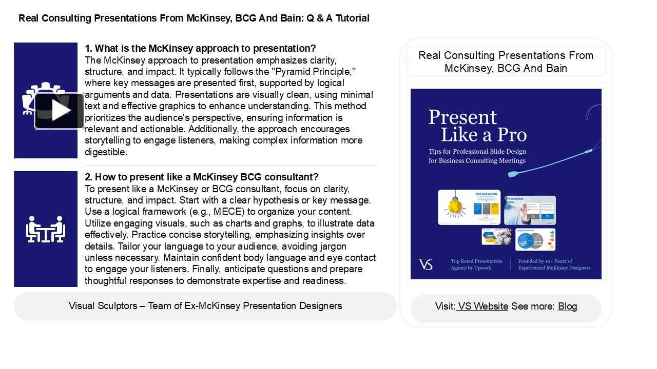 Learn How to Ace Consulting Presentations with the 7-Step Methodology ...