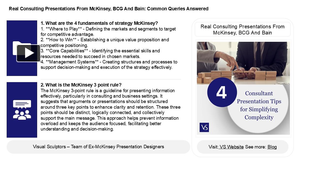 The McKinsey Approach to Strategic Vision and Competition presentation ...