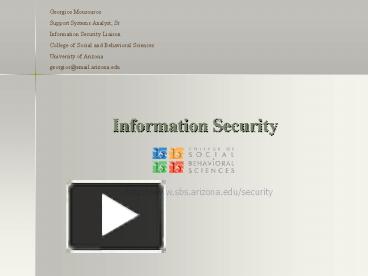 PPT – Information Security PowerPoint presentation | free to view - id ...