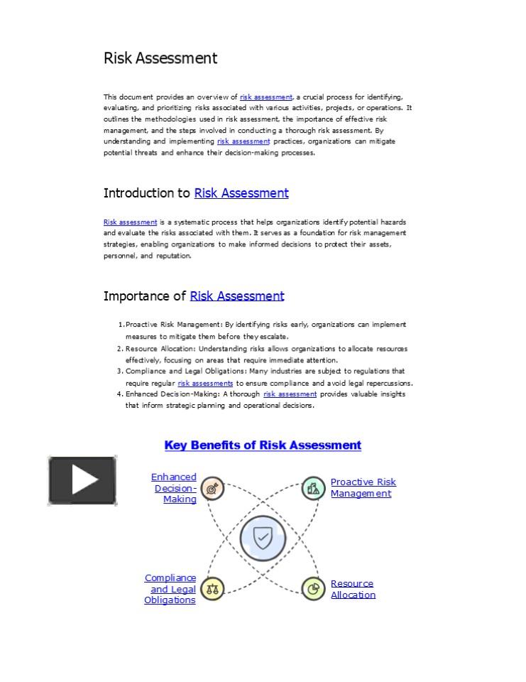 PPT – Understanding Risk Assessment PowerPoint presentation | free to ...