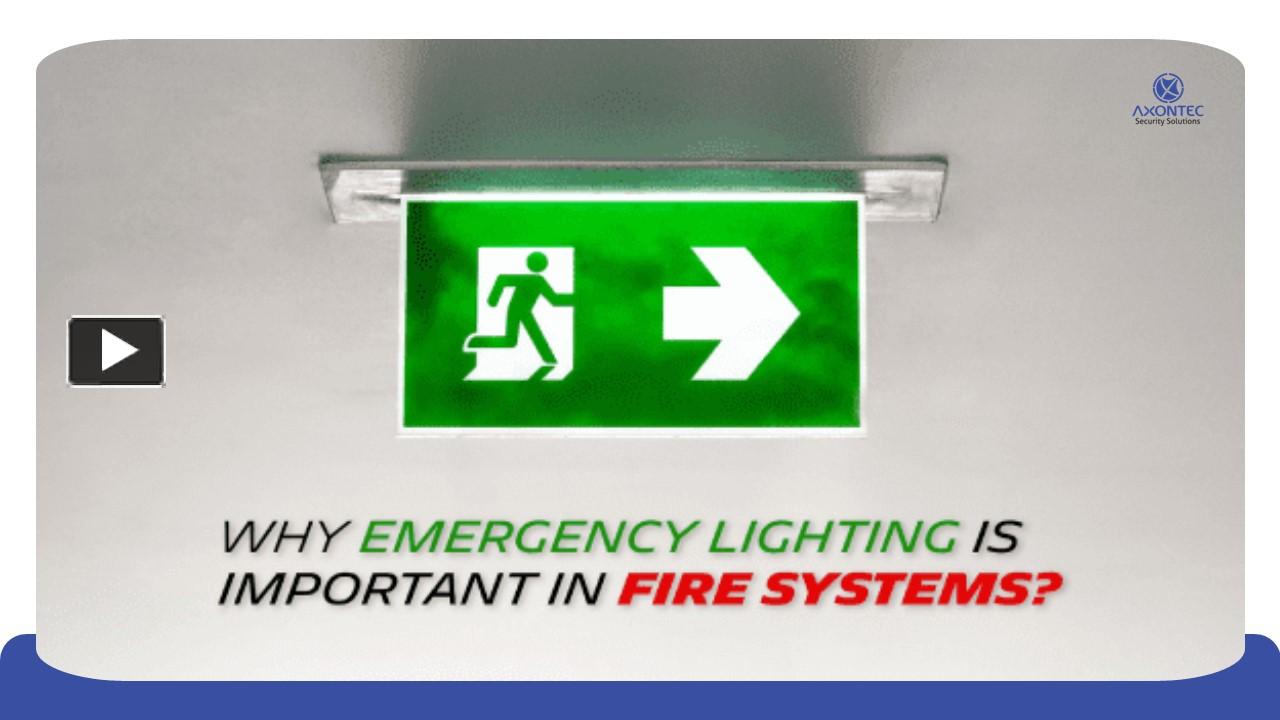 PPT – The role of emergency lighting in DCD approved fire safety ...