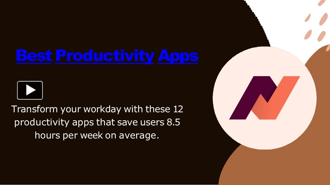 PPT – Best Productivity Apps PowerPoint presentation | free to download ...