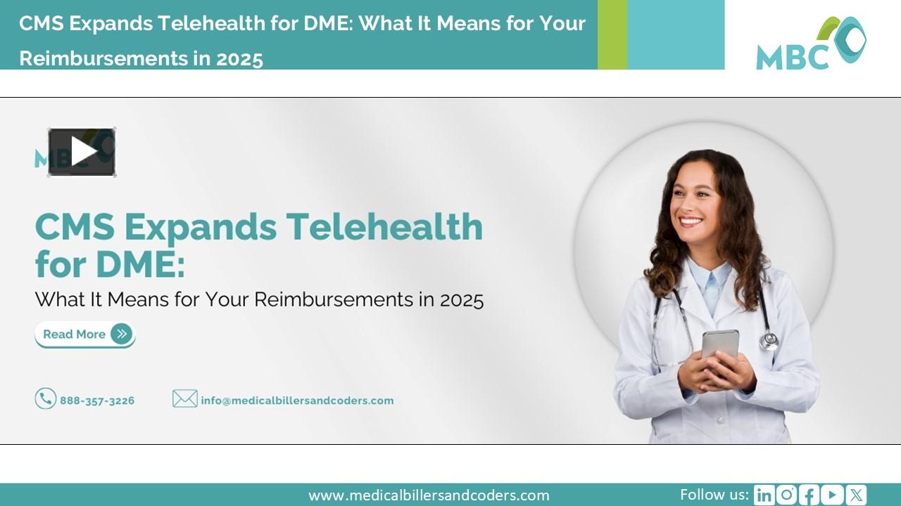 CMS Expands Telehealth for DME: What It Means for Your Reimbursements ...