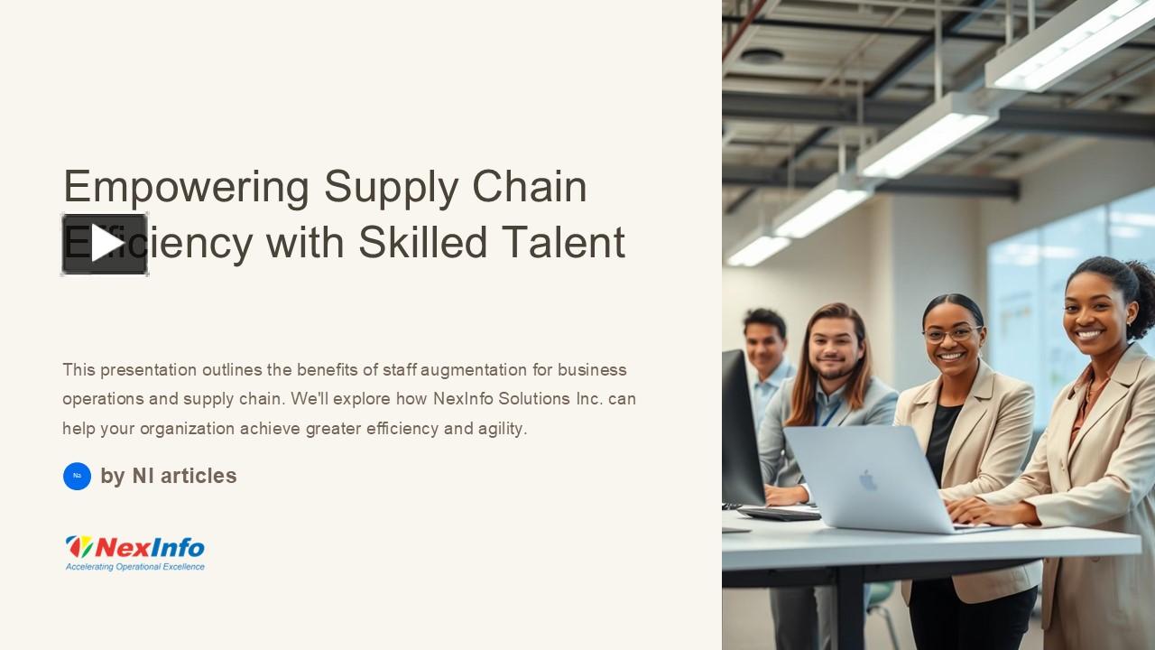 PPT – Business operations / Supply Chain PowerPoint presentation | free ...