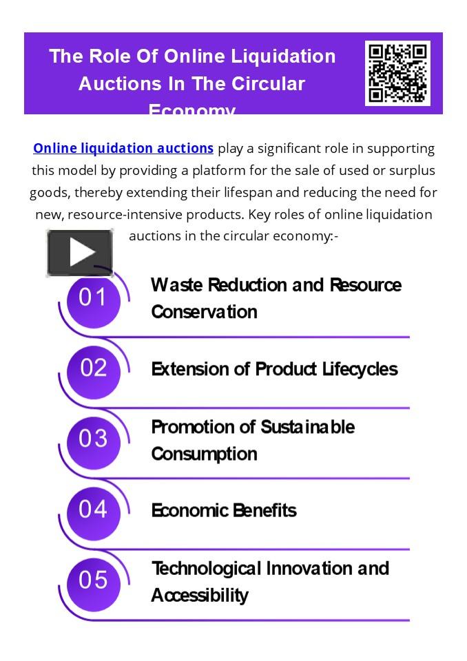 PPT – The Role Of Online Liquidation Auctions In The Circular Economy ...