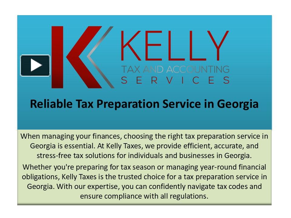 PPT – Professional Tax Preparation Service | Kelly Taxes PowerPoint ...