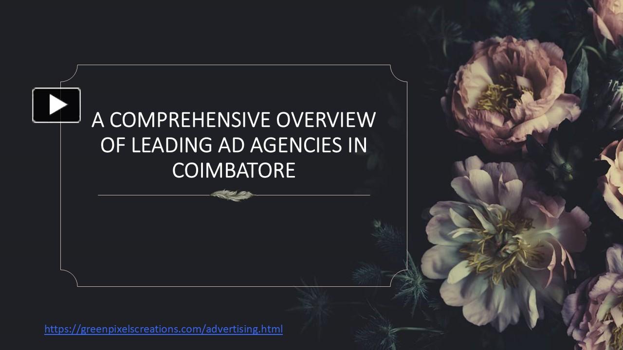 PPT – A COMPREHENSIVE OVERVIEW OF LEADING AD AGENCIES PowerPoint ...