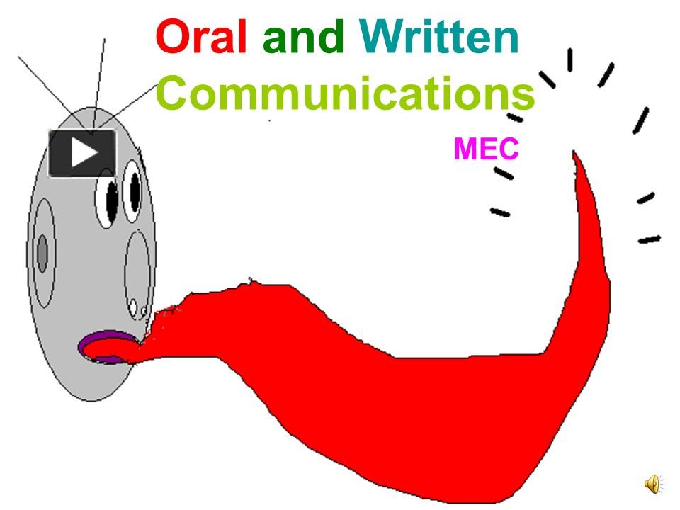 Oral and Written Communications. presentation | free to download