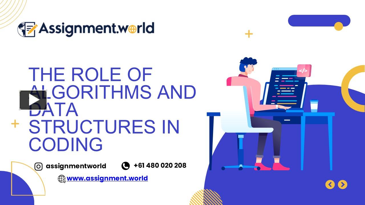 PPT – The Role of Algorithms and Data Structures in Coding PowerPoint ...