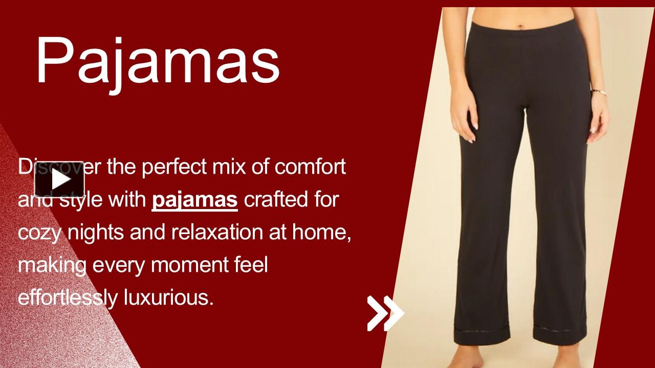 PPT – Pajamas PowerPoint presentation | free to download - id: 9c9baa-ZmQ2Y