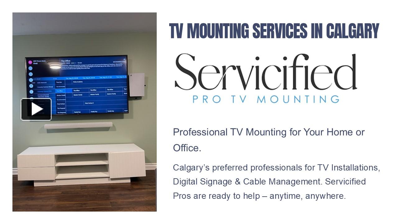 PPT – TV Mounting Services In Calgary PowerPoint presentation | free to ...