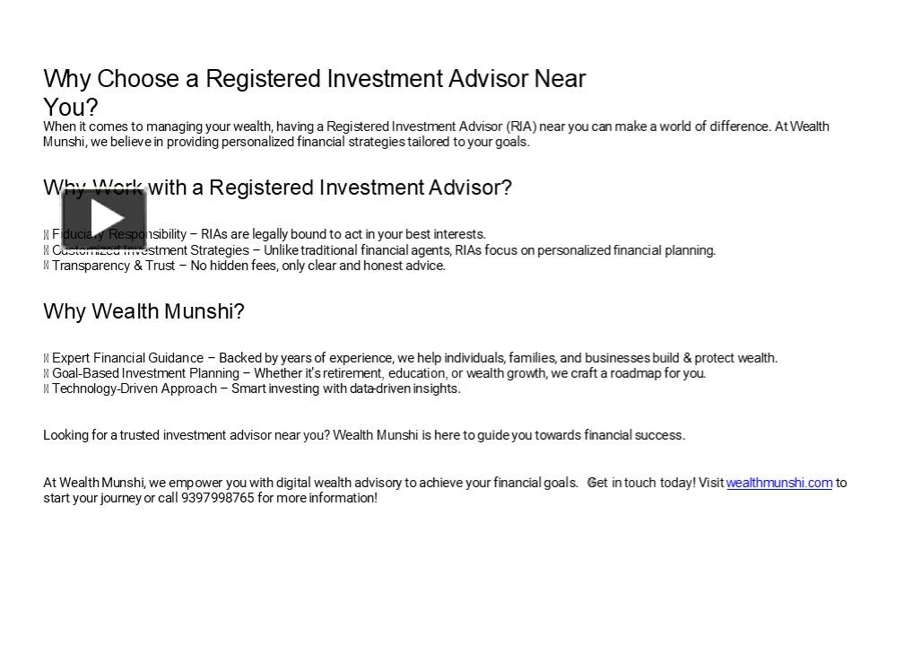 PPT – best financial advisors near me PowerPoint presentation | free to ...