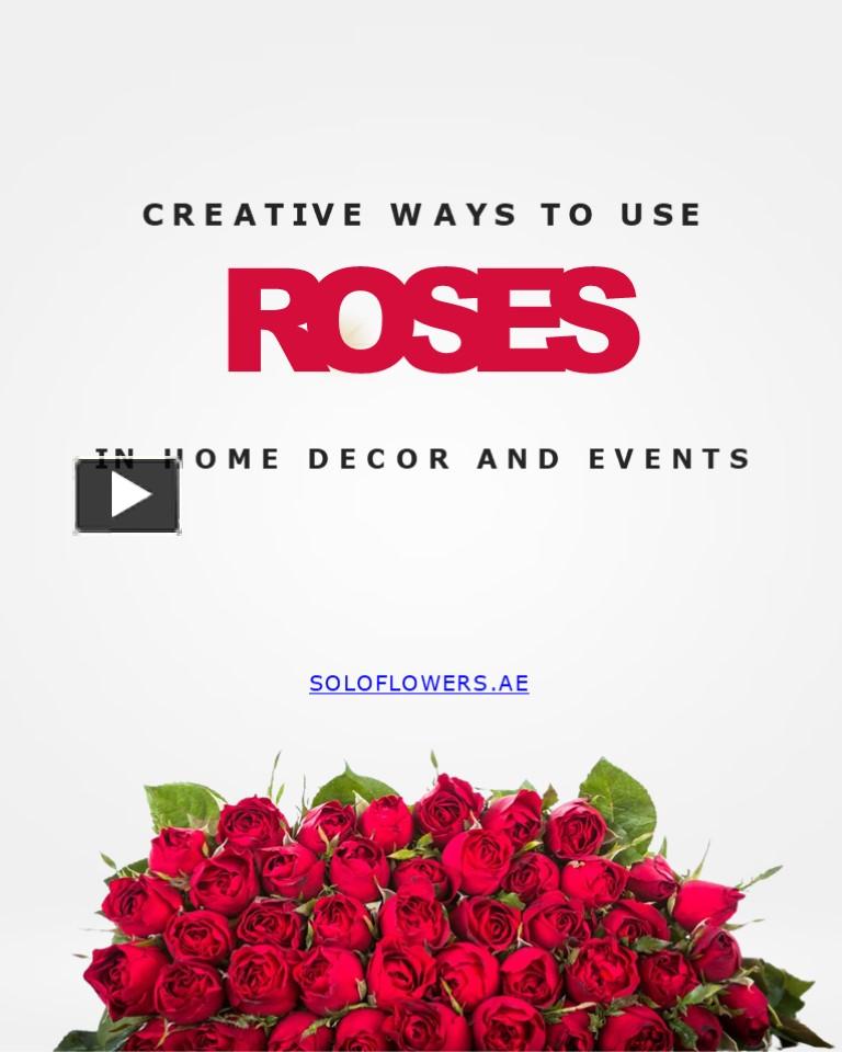 PPT – Creative Ways to Use Roses in Home Decor & Events PowerPoint ...