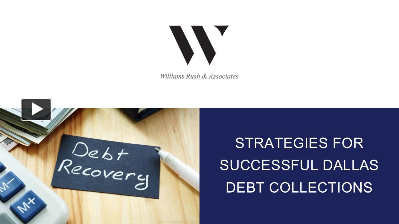 Strategies for Successful Dallas Debt Collections presentation | free ...