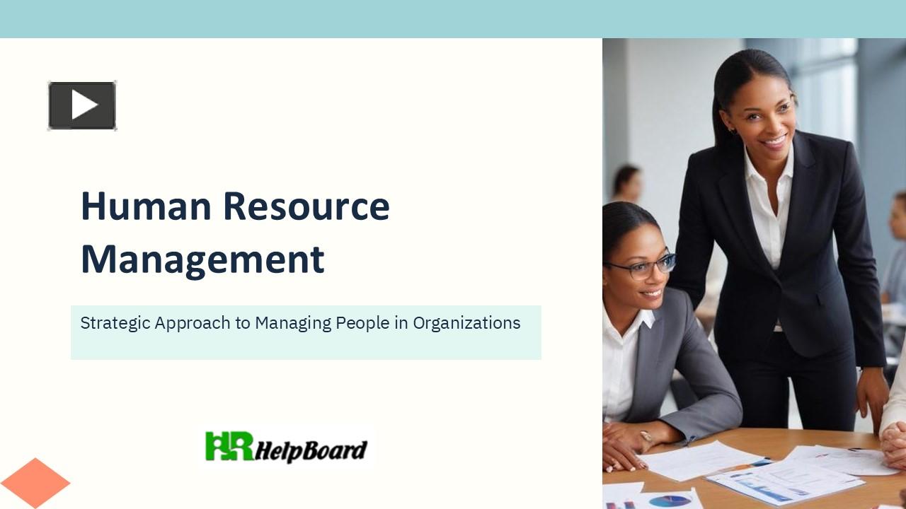 What is HRM presentation | free to download