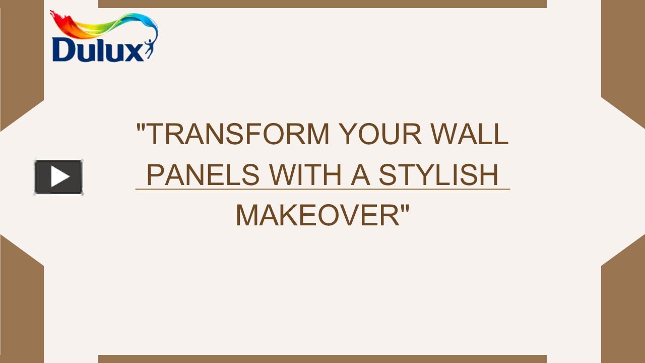 PPT – Transform Your Wall Panels with a Stylish Makeover PowerPoint ...