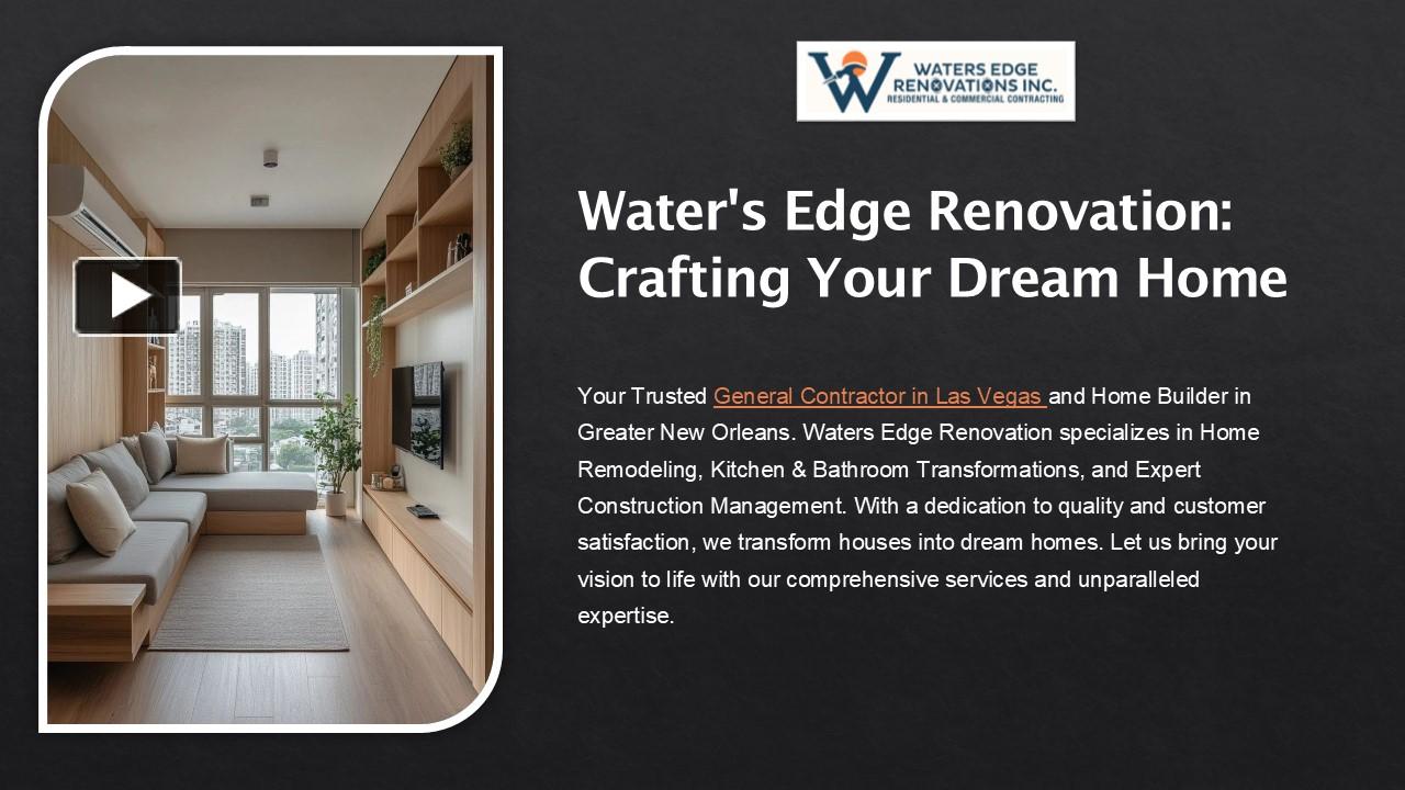 PPT – Water’s Edge Renovation – Crafting Your Dream Home PowerPoint ...