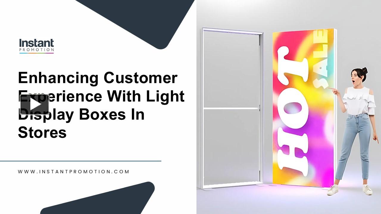PPT – Illuminated Light Display Boxes in Retail Stores PowerPoint ...
