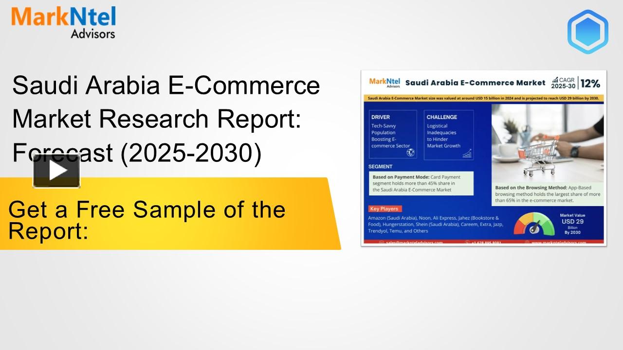 PPT – Saudi Arabia E-Commerce Market Size, Share & Trend 2025-2030 ...