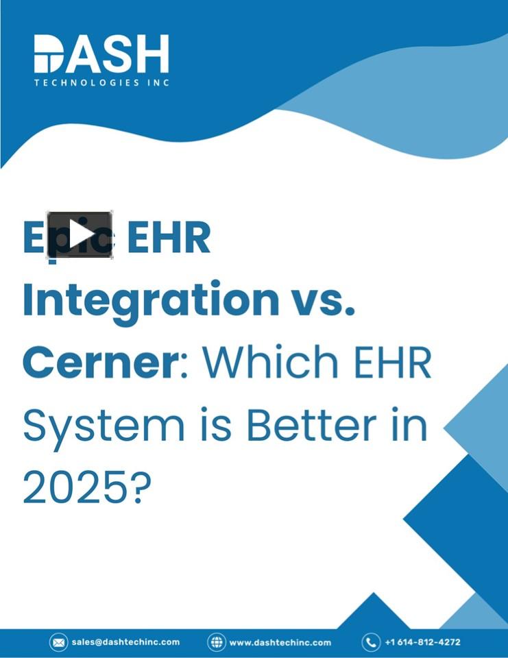 Epic EHR Integration vs. Cerner: Which EHR System is Better in 2025 ...