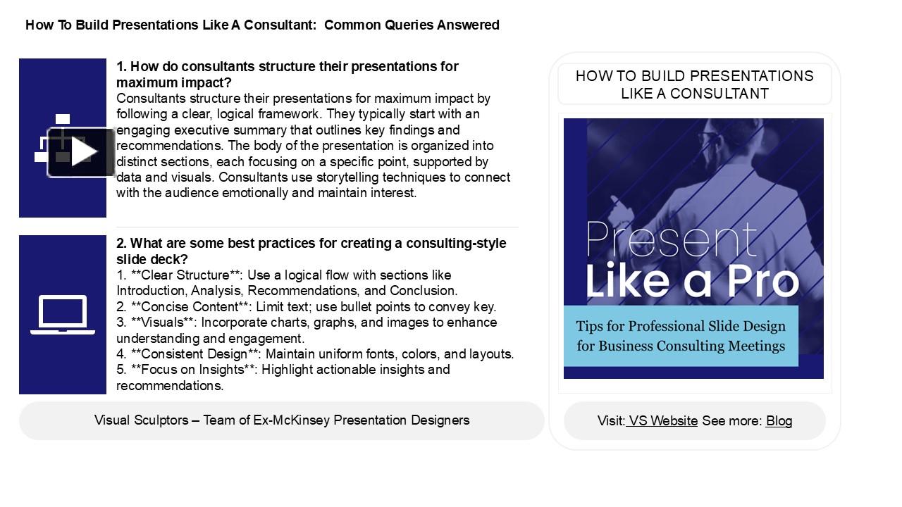 PPT – Structuring Presentations for Impact: Insights from Consulting ...