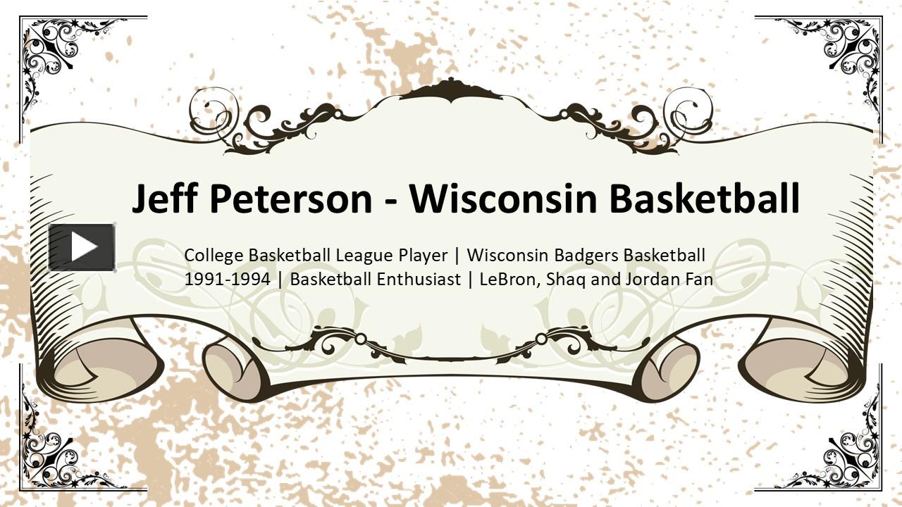 PPT – Jeff Petersen - Wisconsin - A Deal-Making Pro PowerPoint ...