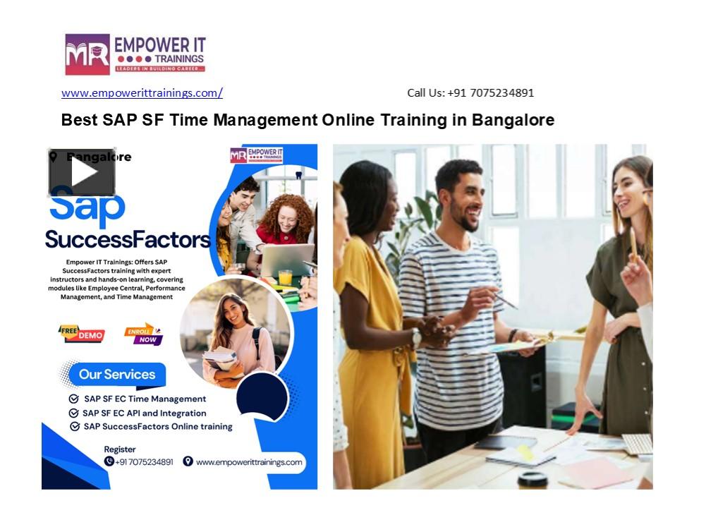 Best SAP SF Time Management Online Training in Bangalore presentation ...