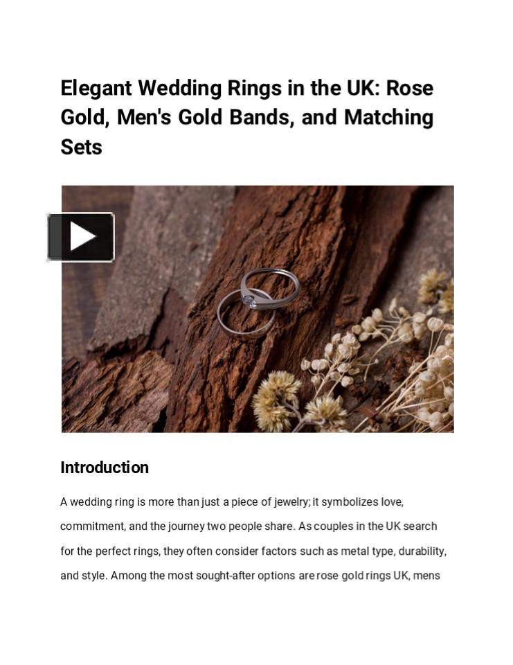 PPT – Why Rose Gold Rings UK Are the Perfect Symbol of Modern Romance ...
