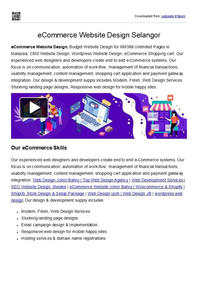 PPT – eCommerce Website Design Selangor PowerPoint presentation | free ...