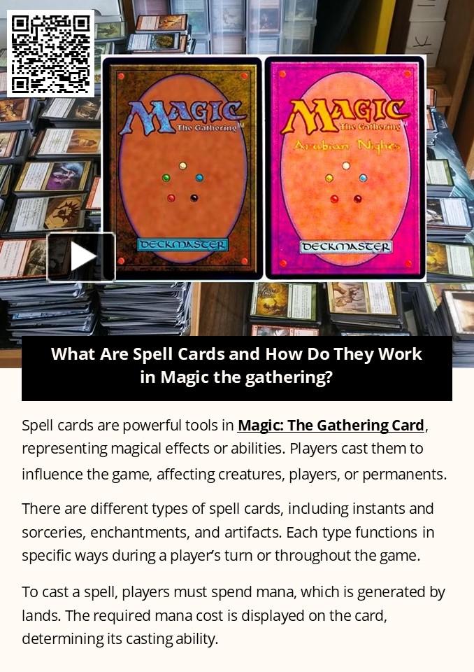 PPT – What Are Spell Cards and How Do They Work in Magic the gathering ...