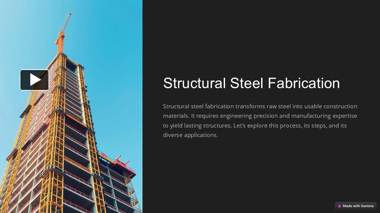 What Is Structural Steel Fabrication and Its Process? presentation ...