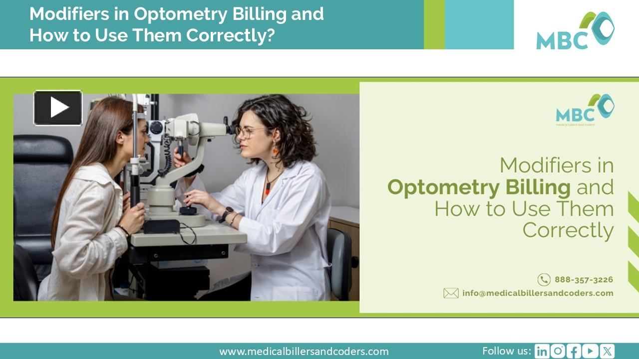 PPT – Modifiers in Optometry Billing and How to Use Them Correctly ...