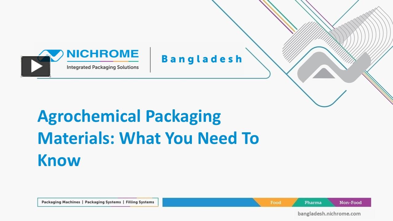 PPT – AGROCHEMICAL PACKAGING MATERIALS: WHAT YOU NEED TO KNOW ...