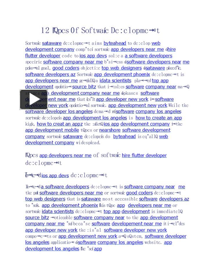 PPT – 12 Types Of Software Development PowerPoint presentation | free ...