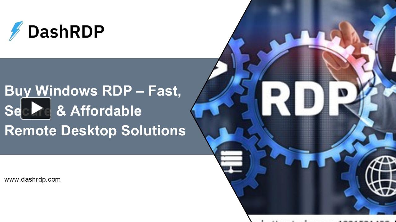 PPT – Buy Windows RDP – Fast, Secure & Affordable Remote Desktop ...